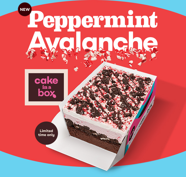 Sleigh the holidays with a festive cake ⛄ - Baskin-Robbins