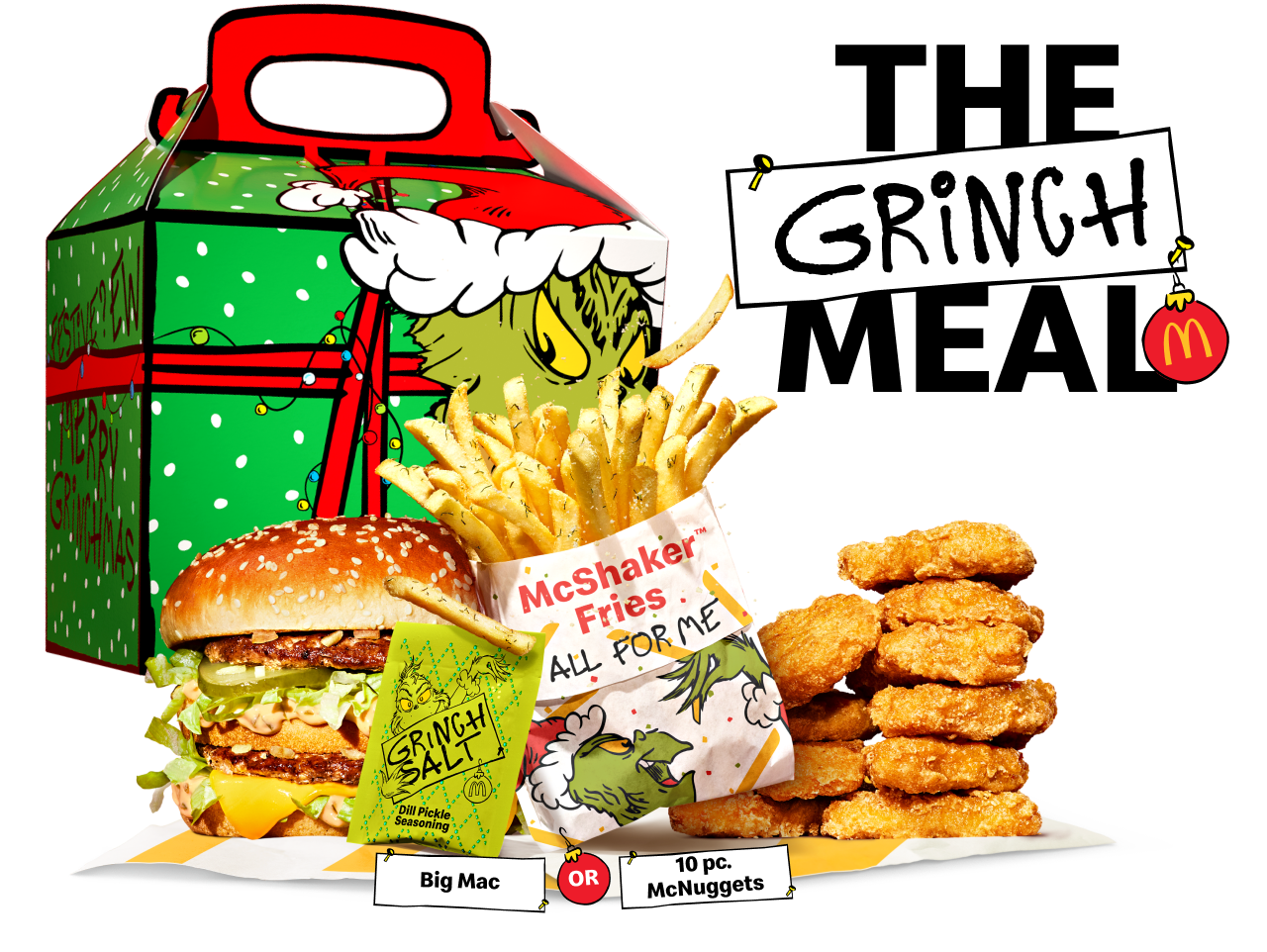 The Grinch Meal is here for the taking - McDonald's