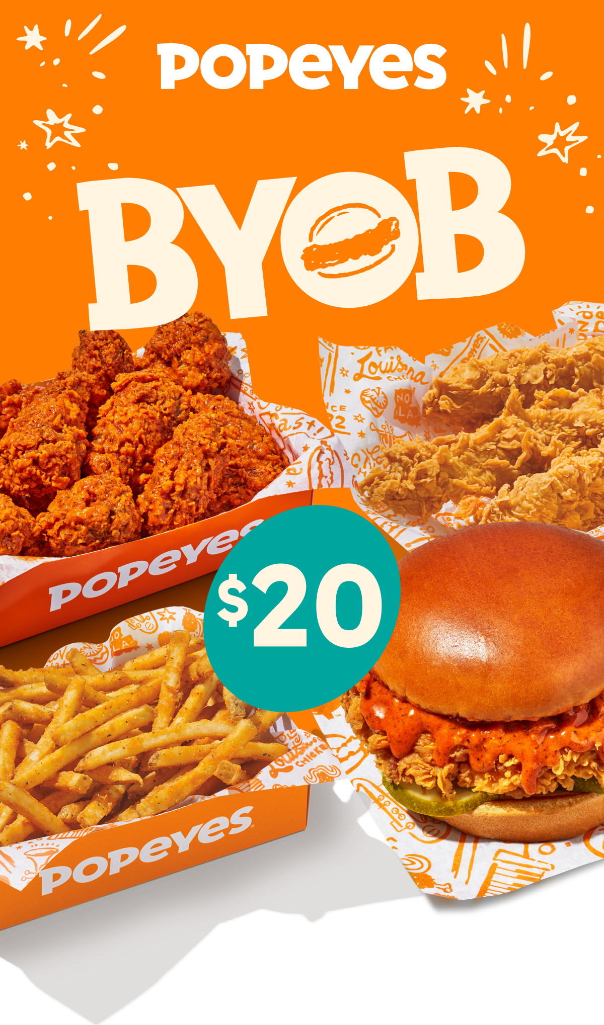 🐔🔥Build Your Own Bundle for $20 - Popeyes Louisiana Kitchen