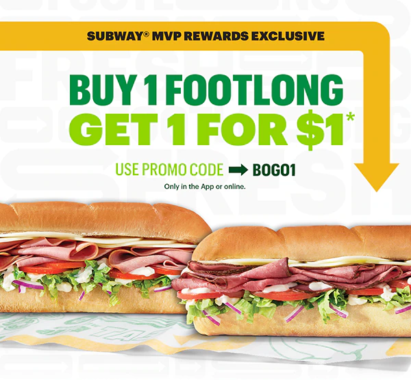 Sandwich, what’s better than a Footlong? - Subway