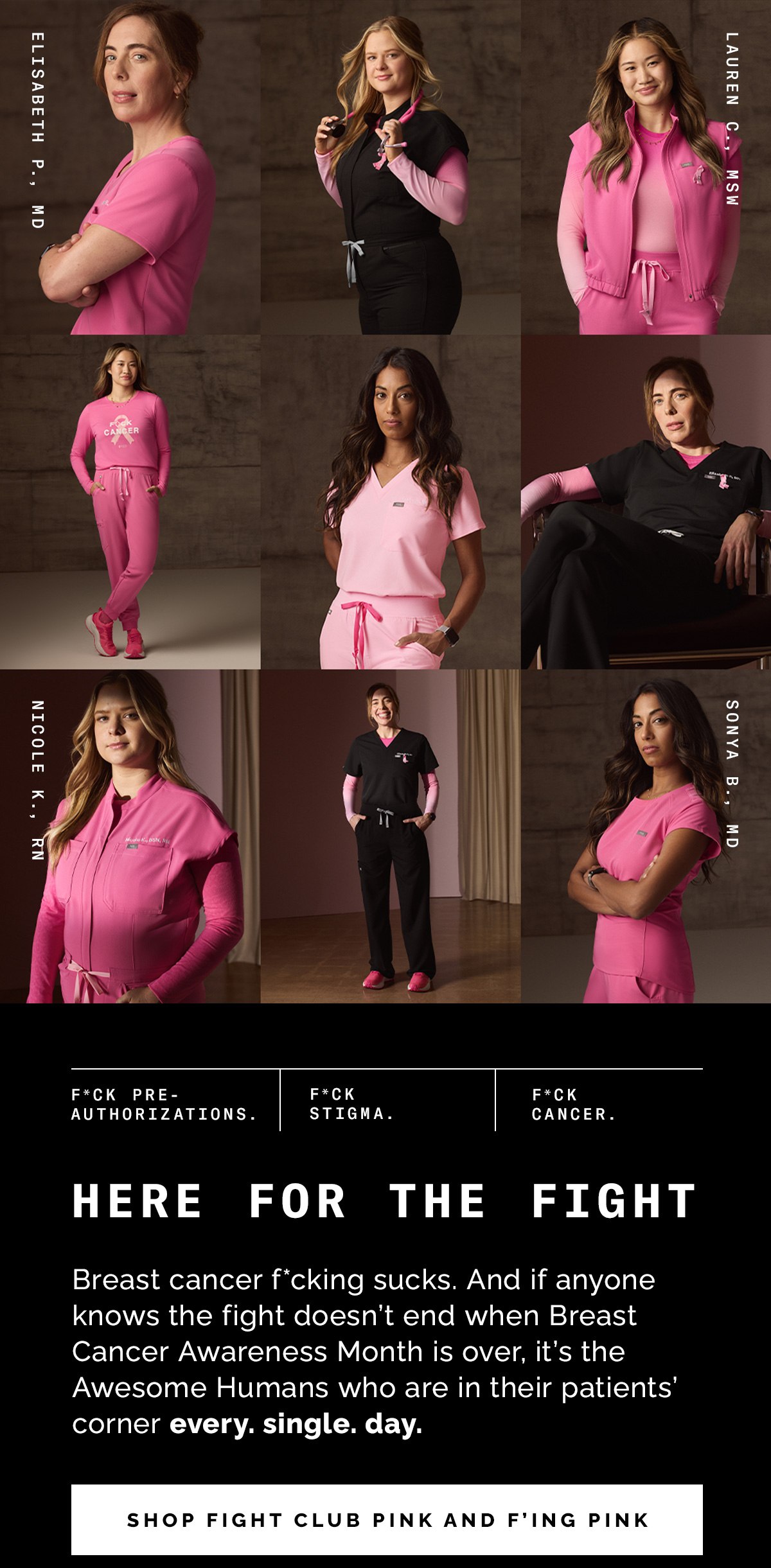 Breast Cancer Fight Club - FIGS